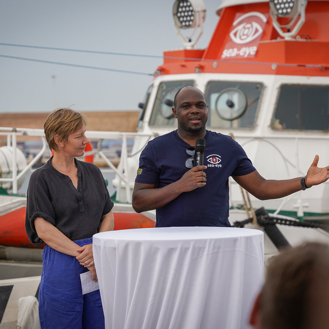 Sandra Hüller names rescue ship SEA-EYE 5 - Sea-Eye